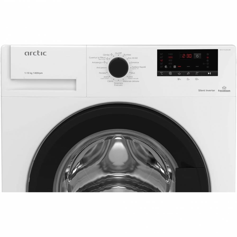 Masina de spalat rufe Arctic AB101422XLWB, 10 Kg, 1400 RPM, Motor Silent Inverter, ExtraSteam ...