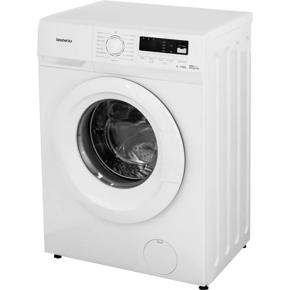Masina de spalat rufe Slim Daewoo DWD-FV5021-4, 8 kg, 1400 RPM, Clasa A, Motor inverter, Steam ...